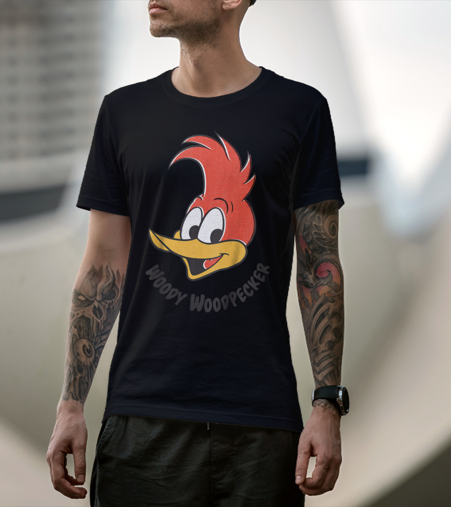 Woody Woodpecker Classic Smile Kids Nostalgic Cartoon Character T-Shirt