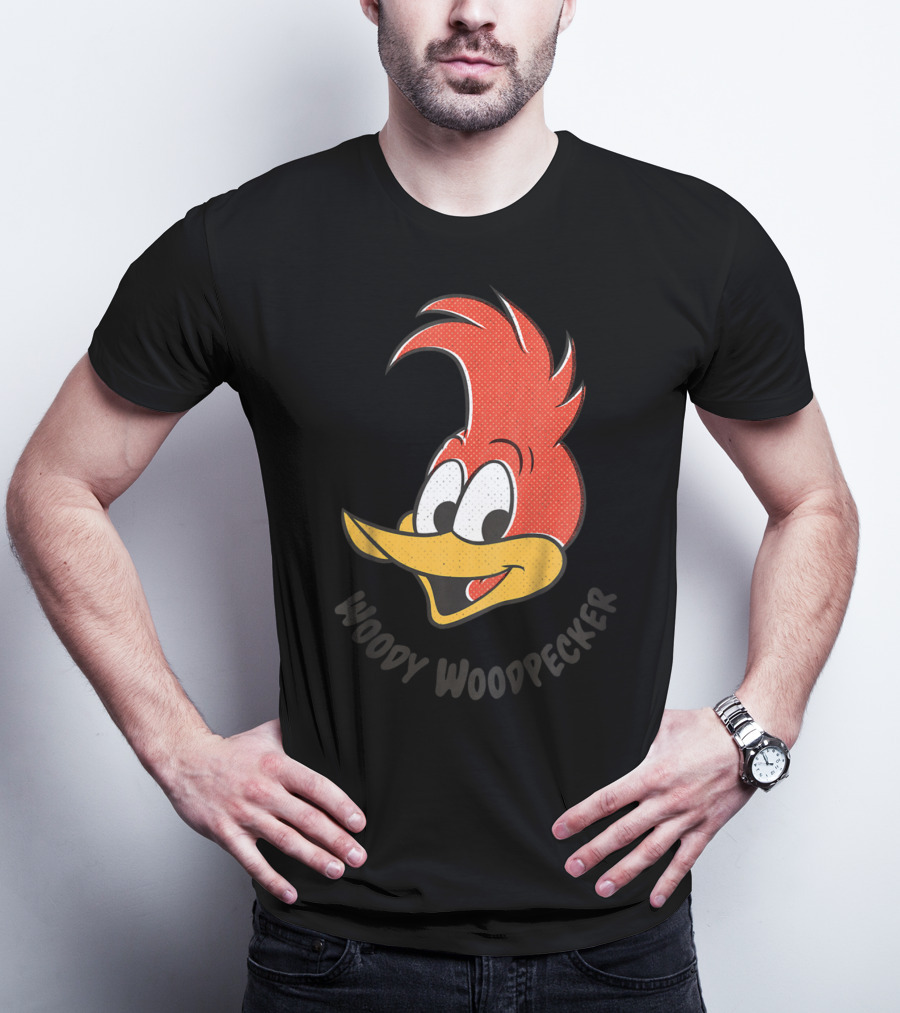 Woody Woodpecker Classic Smile Kids Nostalgic Cartoon Character T-Shirt