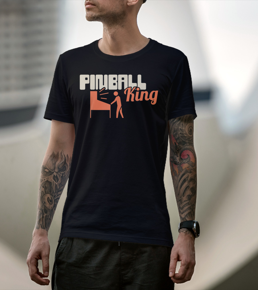 Pinball King Funny Pinball Machine Collecting T-Shirt