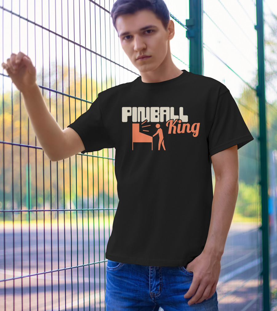 Pinball King Funny Pinball Machine Collecting T-Shirt