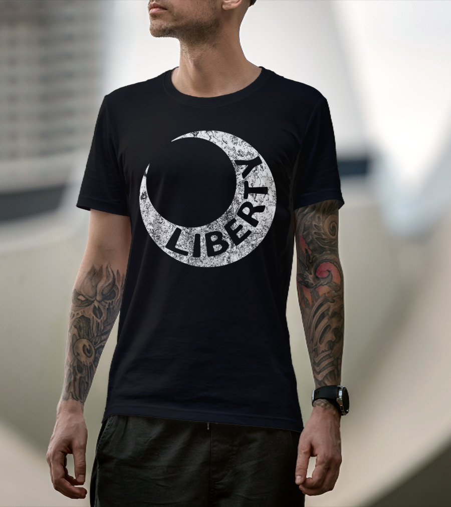 Liberty Moultrie Flag Of Defiance Classic Crescent T-Shirt