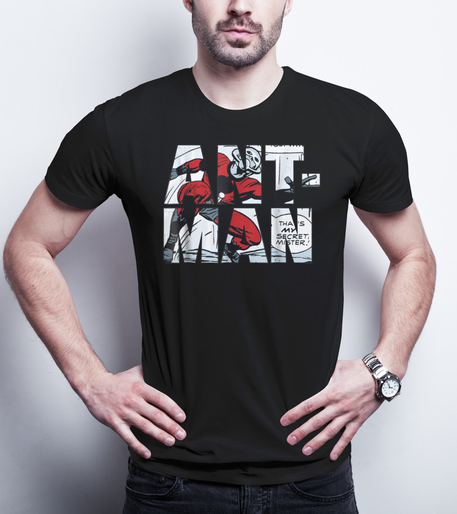 Marvel Antman Classic Comic That's My Secret Mister T-Shirt