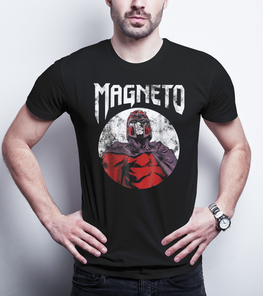 Marvel Xmen Magneto Classic Rock Band T-Shirt