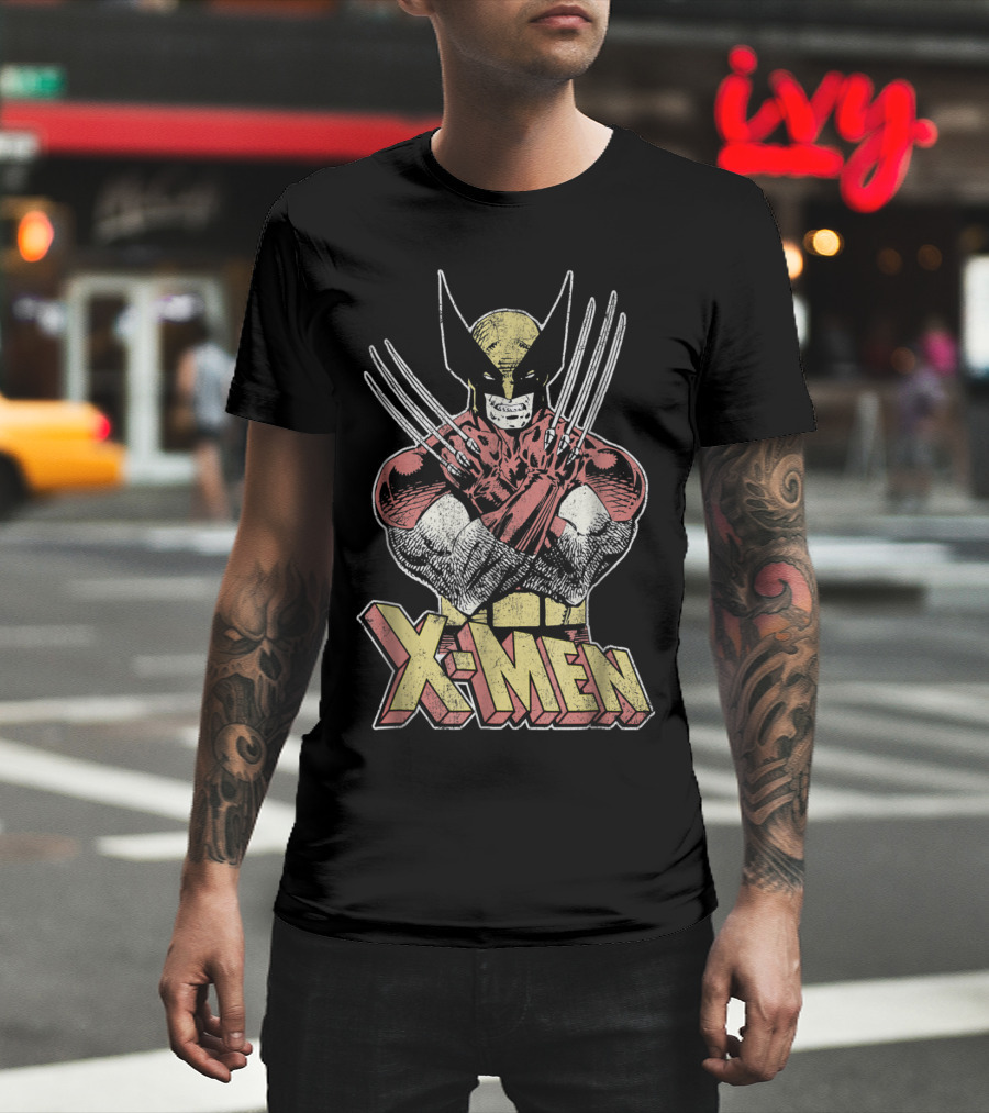 X-Men Wolverine Classic Comic Marvel T-Shirt