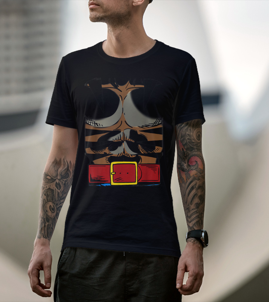 Marvel Xmen Wolverine Claw Chest Belt T-Shirt