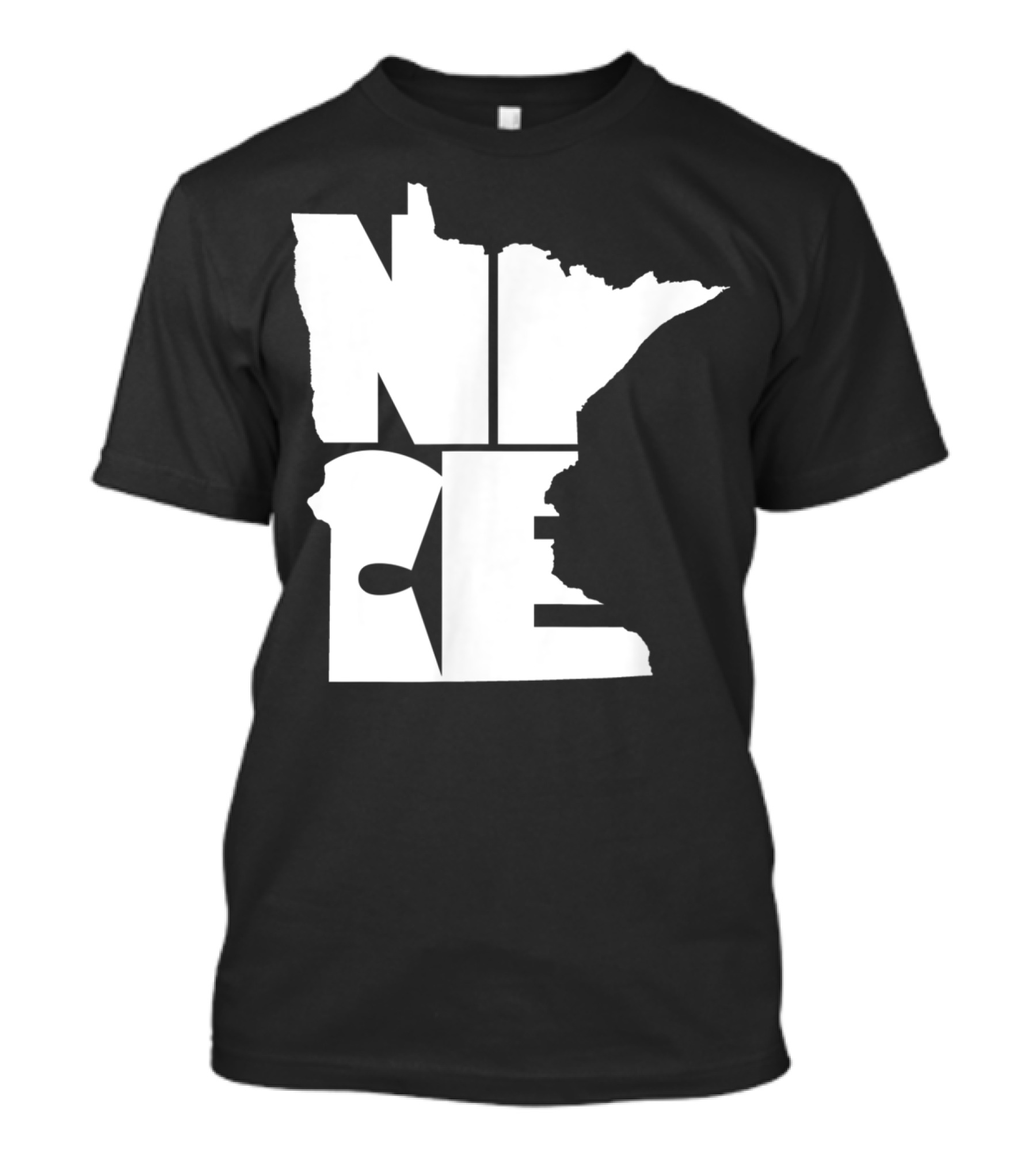 Minnesota Nice Map Outline T-Shirt