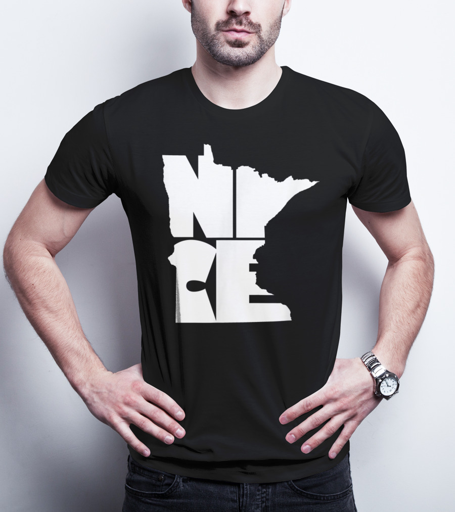 Minnesota Nice Map Outline T-Shirt