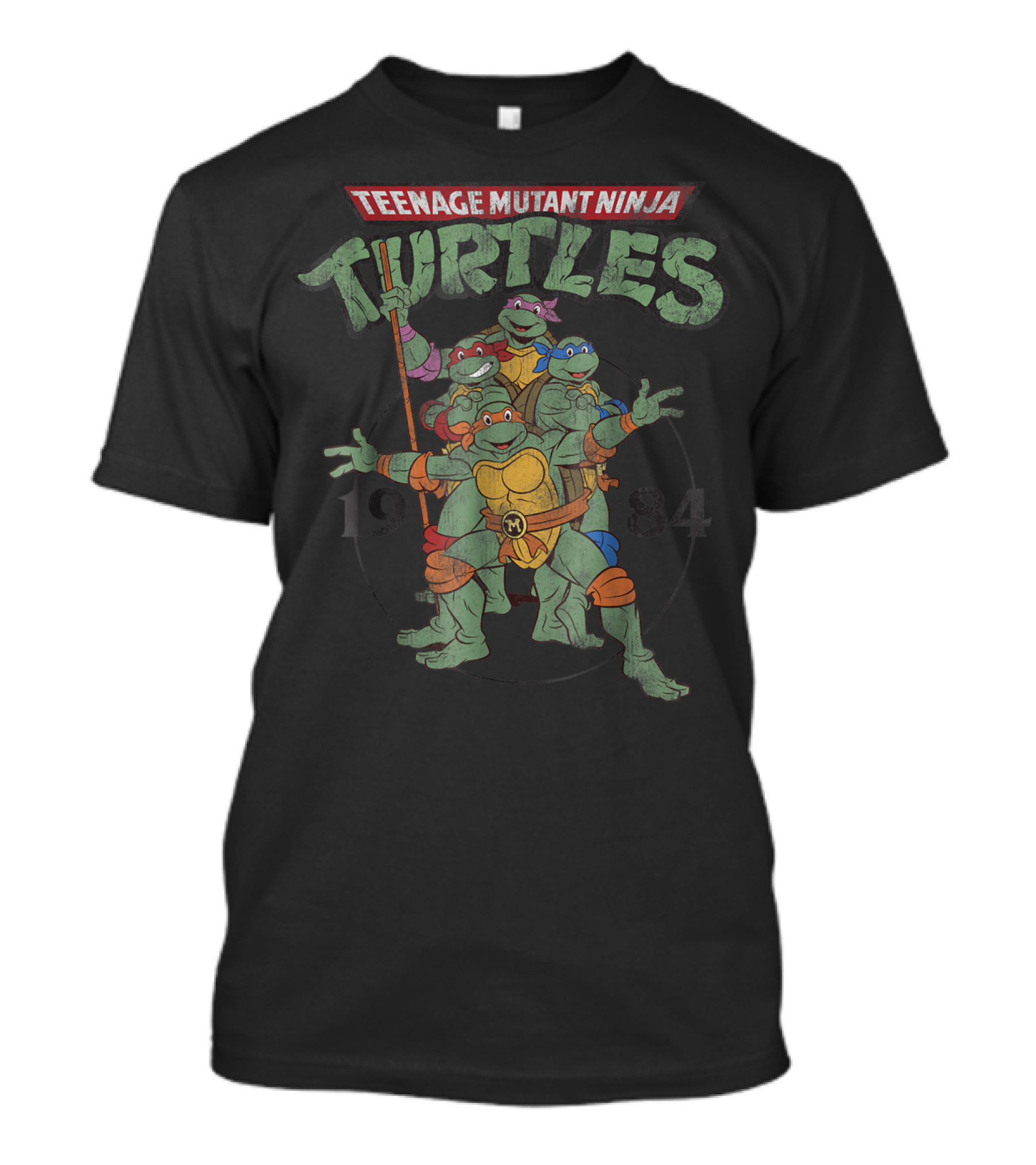 Teenage Mutant Ninja Turtles 1984 Classic Circle T-Shirt