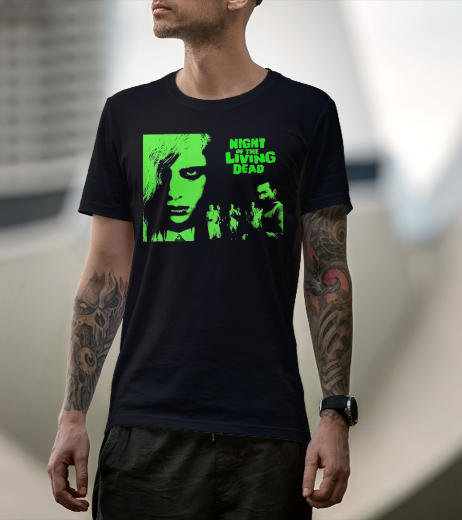 Night Of The Living Dead Vintage Classic Zombie Horror Movie T-Shirt