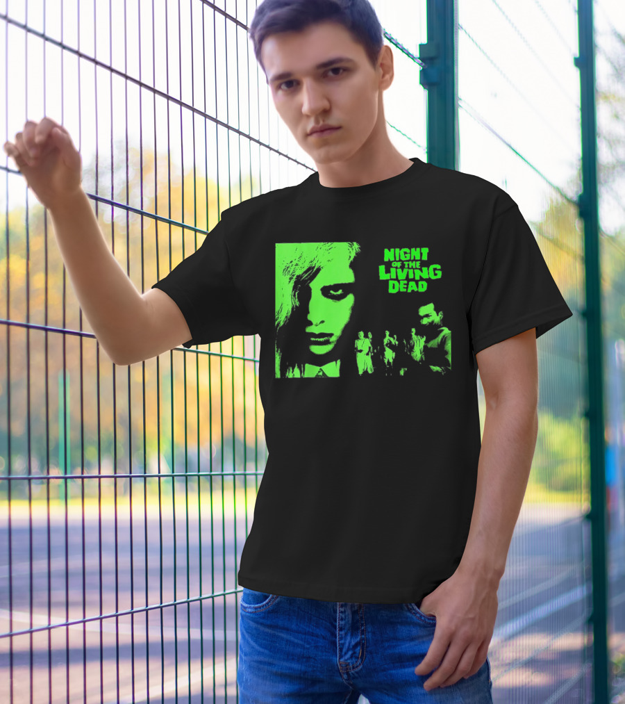 Night Of The Living Dead Vintage Classic Zombie Horror Movie T-Shirt