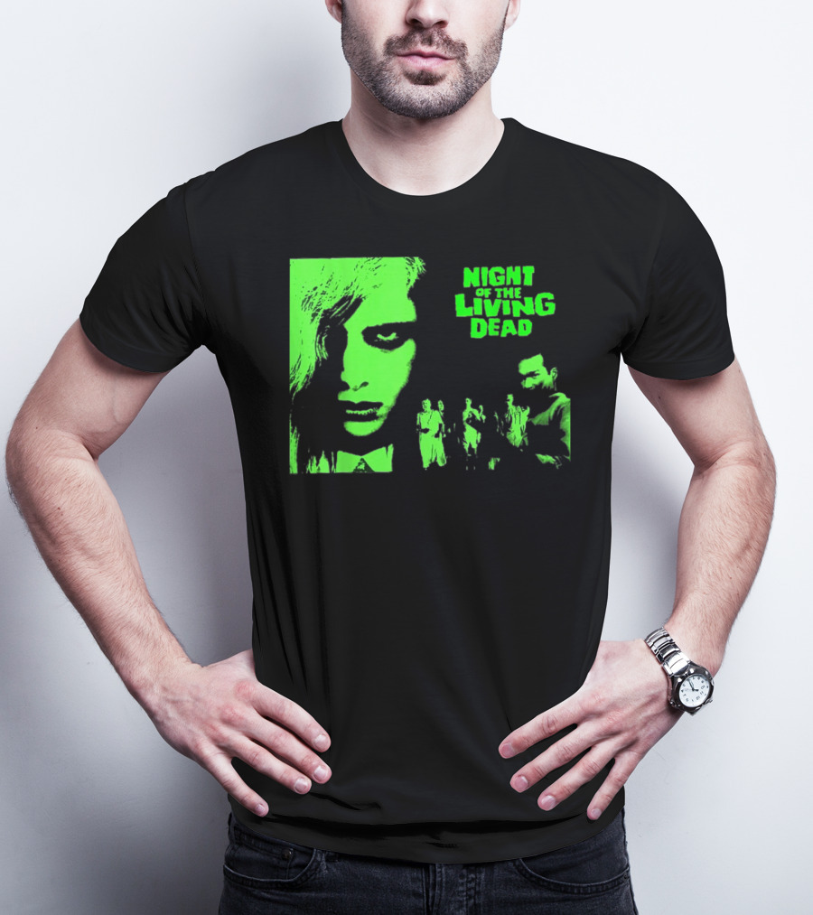 Night Of The Living Dead Vintage Classic Zombie Horror Movie T-Shirt