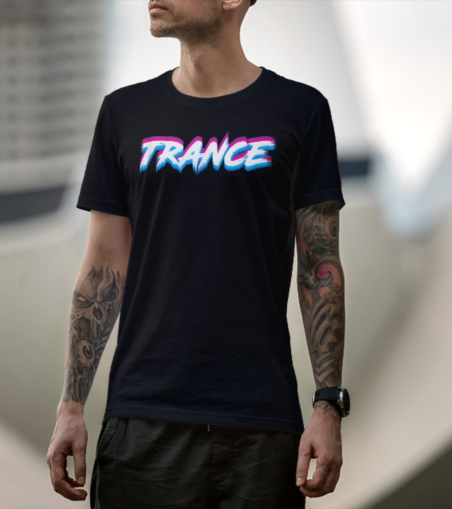 Trance Music Vibrant Rave Experience T-Shirt