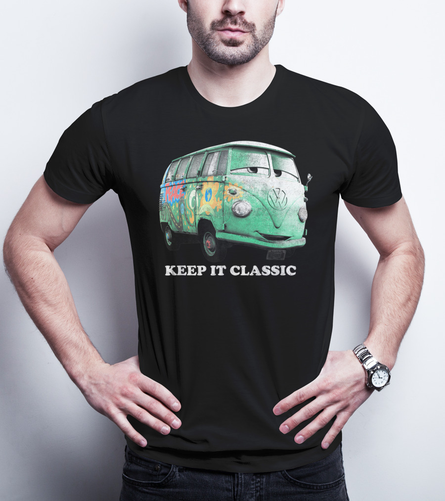 Disney Pixar Cars Fillmore Keep It Classic Volkswagen Van T-Shirt