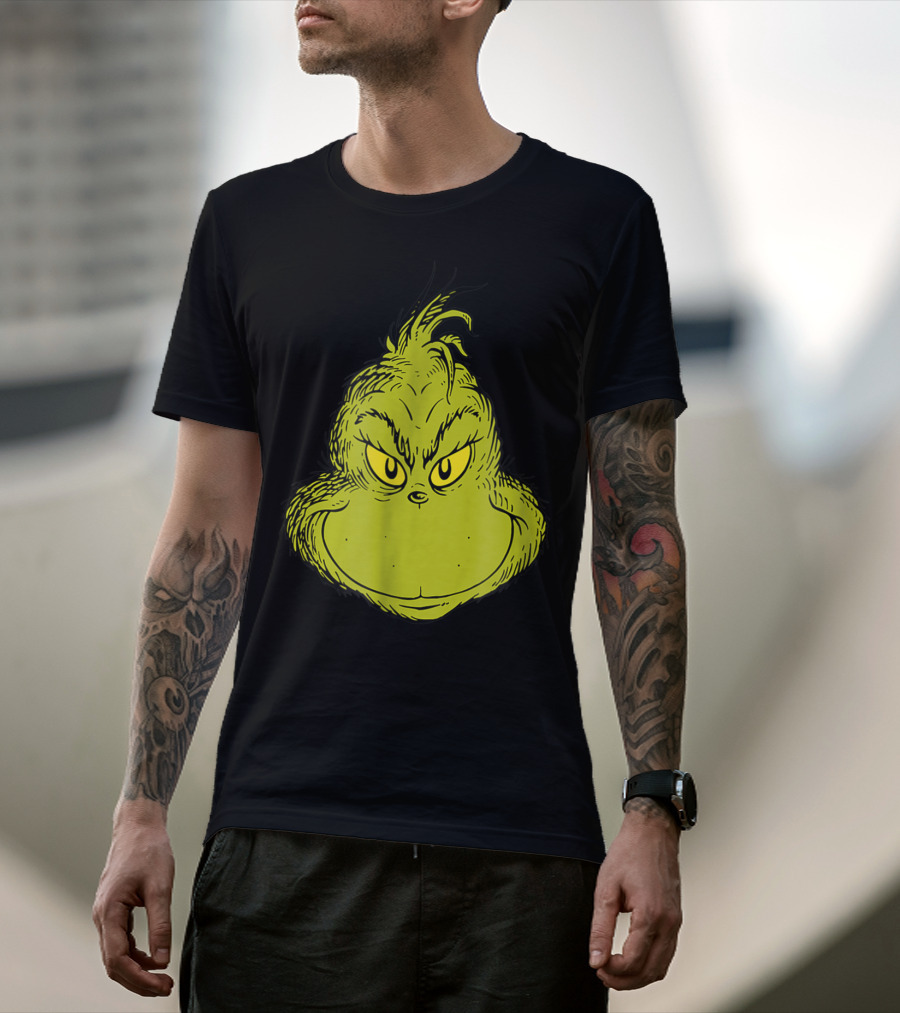 Dr Seuss Grinch Classic Face T-Shirt
