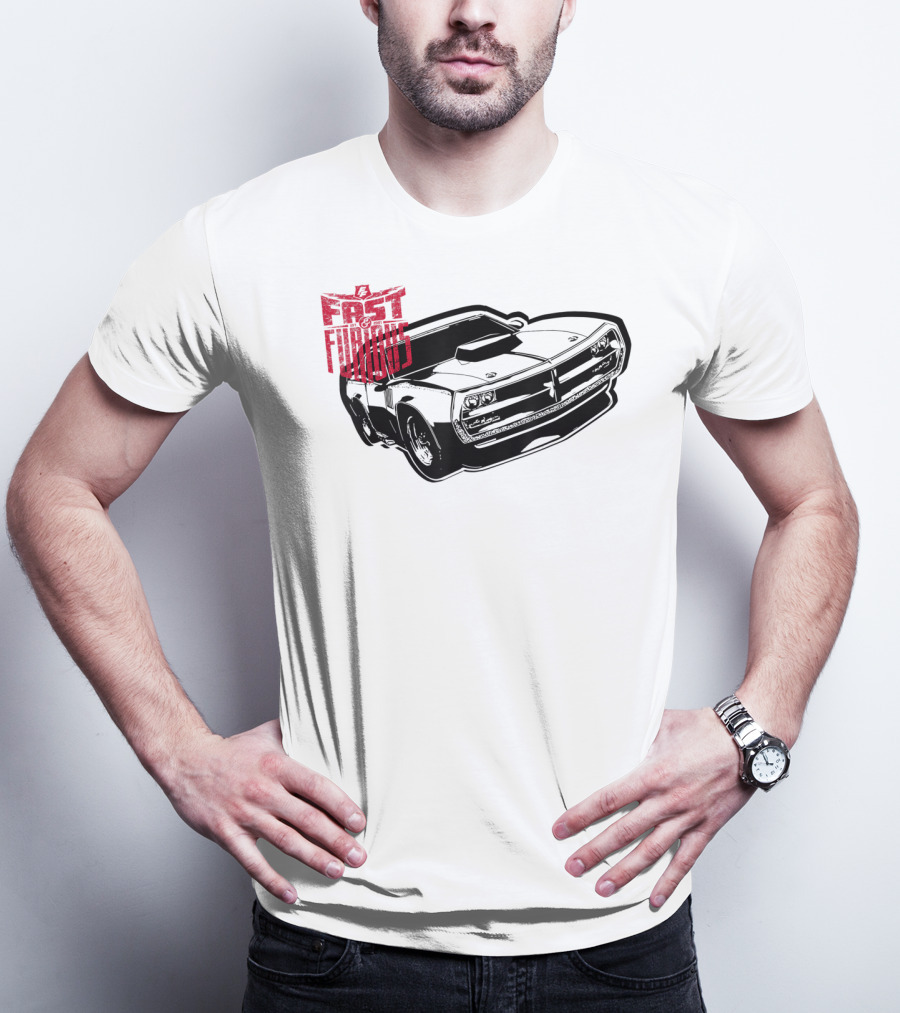 Fast Furious Est 2001 Classic Muscle Car Iconic T-Shirt