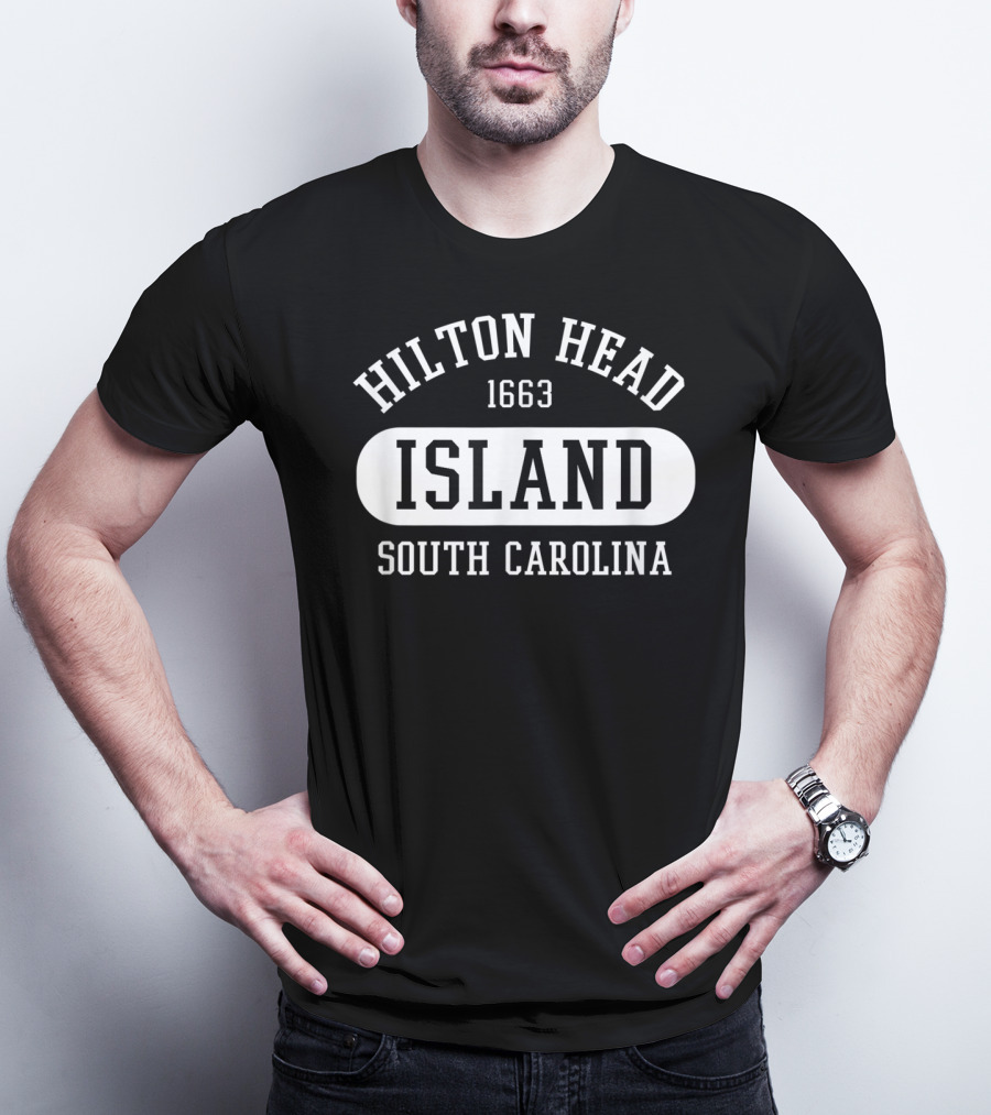 Hilton Head Island 1663 South Carolina Classic College T-Shirt