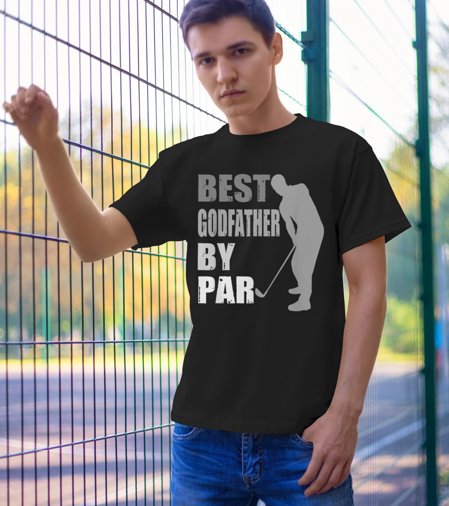 Best Godfather By Par Father's Day Golf T-Shirt