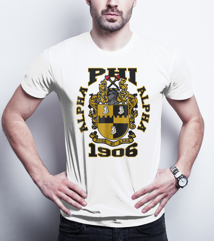 Alpha Phi Alpha Fraternity Crest 1906 ΑΦΑ T-Shirt