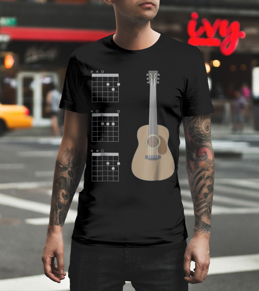 Dad Great Acoustic Guitar Chords T-Shirt