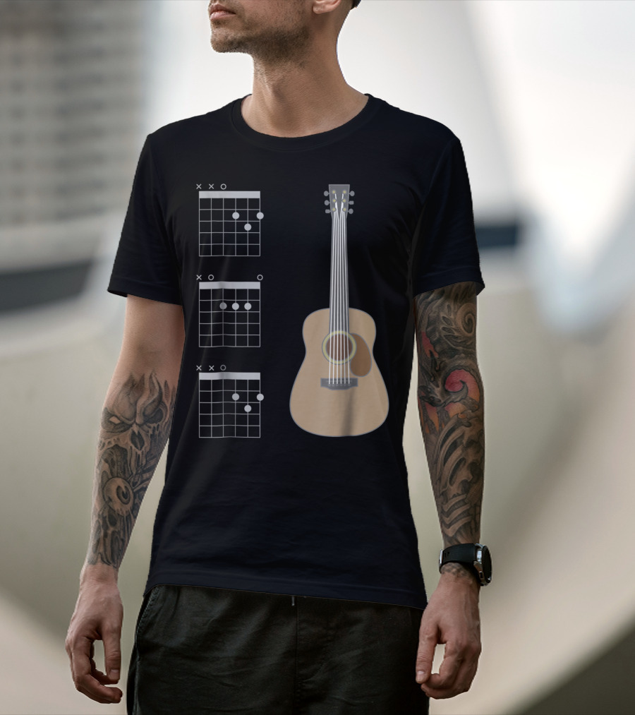 Dad Great Acoustic Guitar Chords T-Shirt