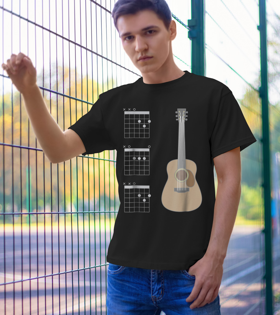 Dad Great Acoustic Guitar Chords T-Shirt