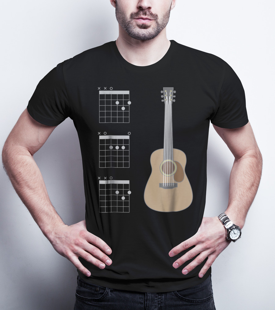 Dad Great Acoustic Guitar Chords T-Shirt