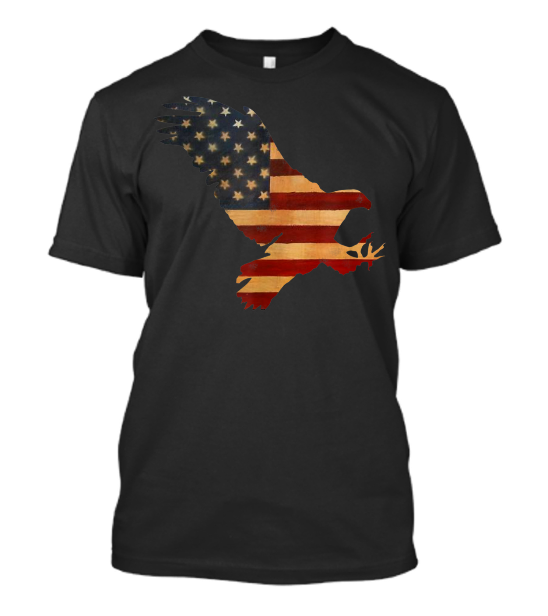 American Flag Eagle Silhouette Cool T-Shirt