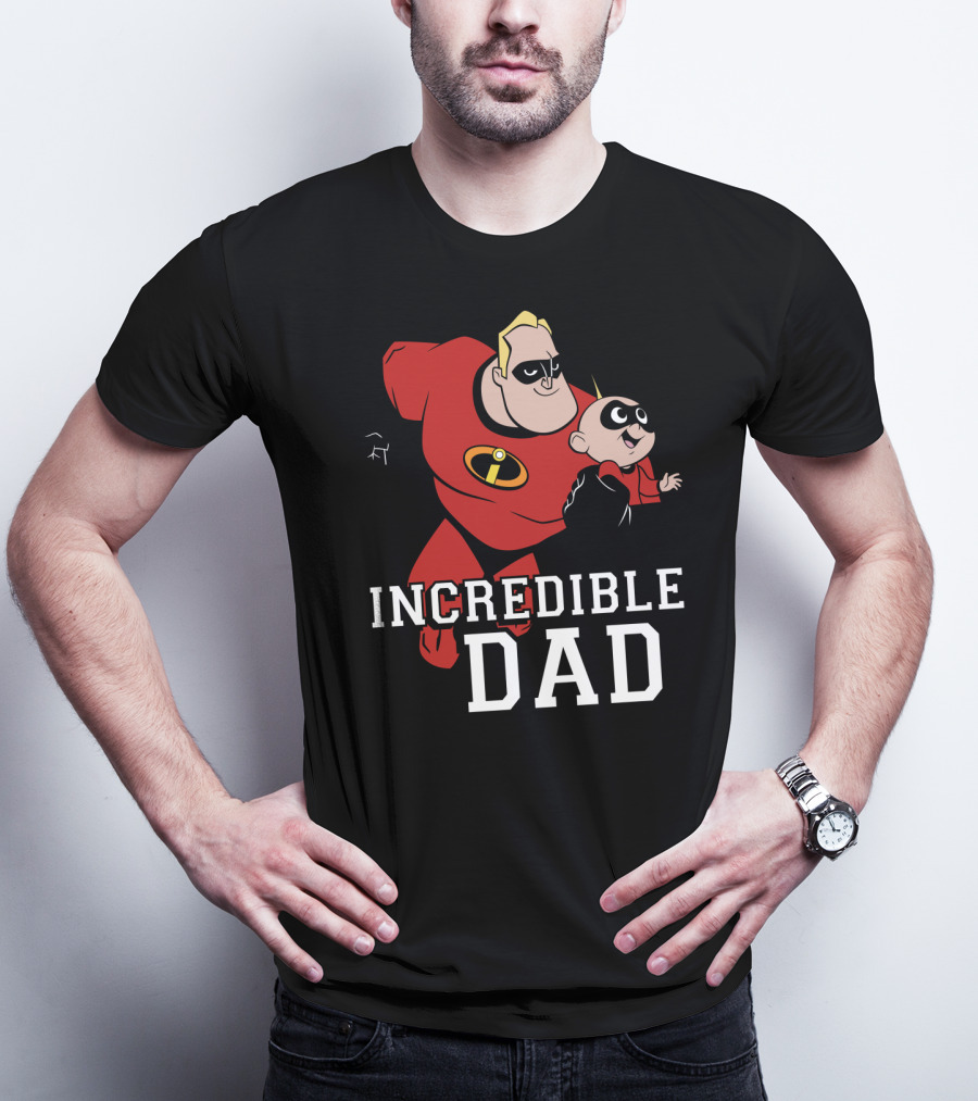 Incredibles 2 Incredible Dad Pixar Jack Jack Image T-Shirt