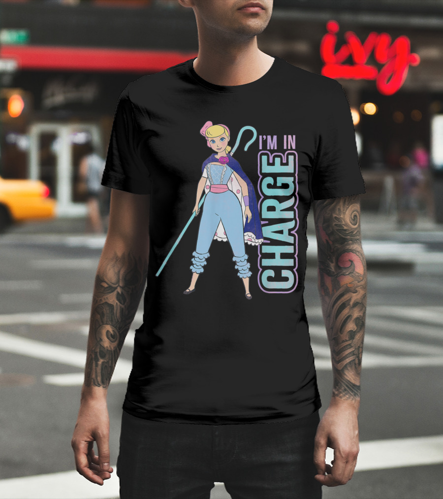Disney Pixar Toy Story 4 Bo Peep I'm In Charge Character Pose T-Shirt