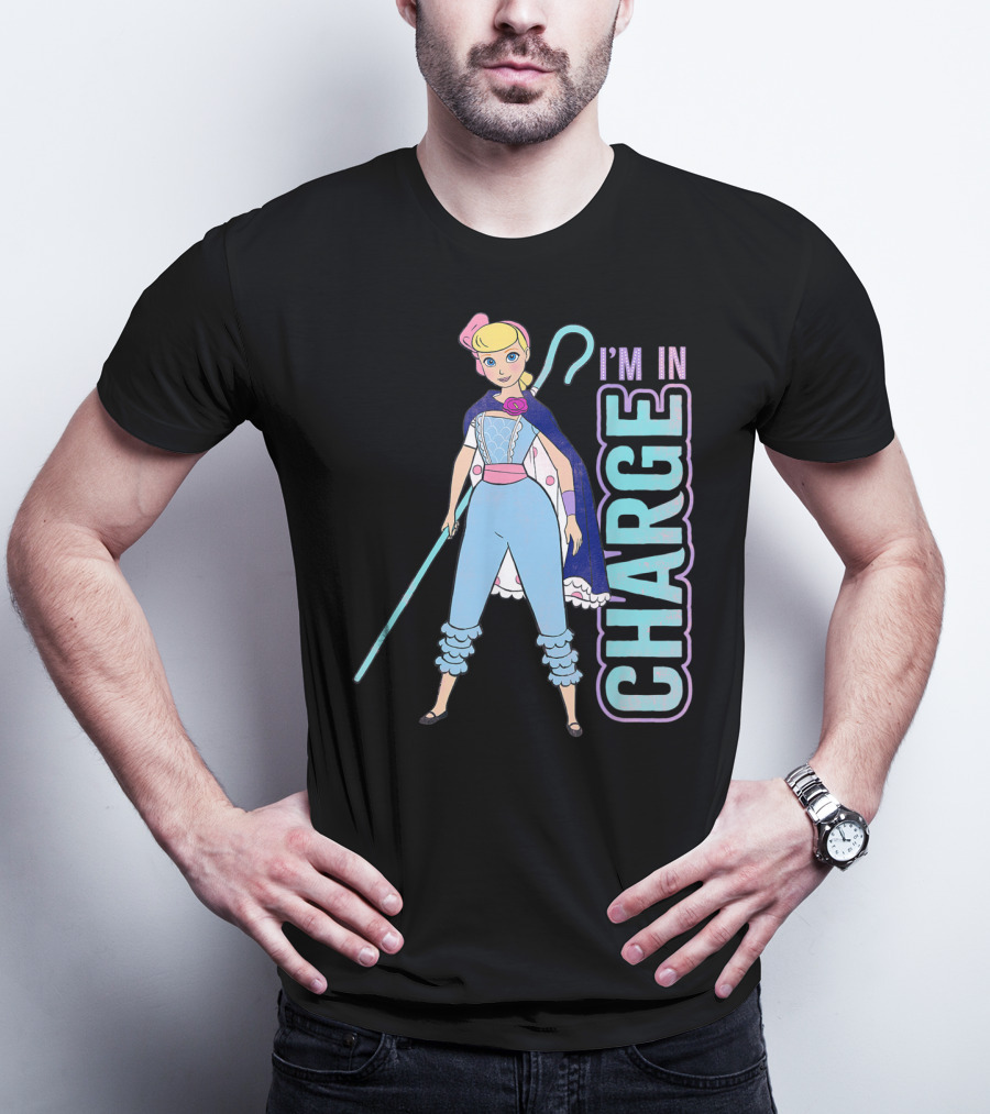 Disney Pixar Toy Story 4 Bo Peep I'm In Charge Character Pose T-Shirt