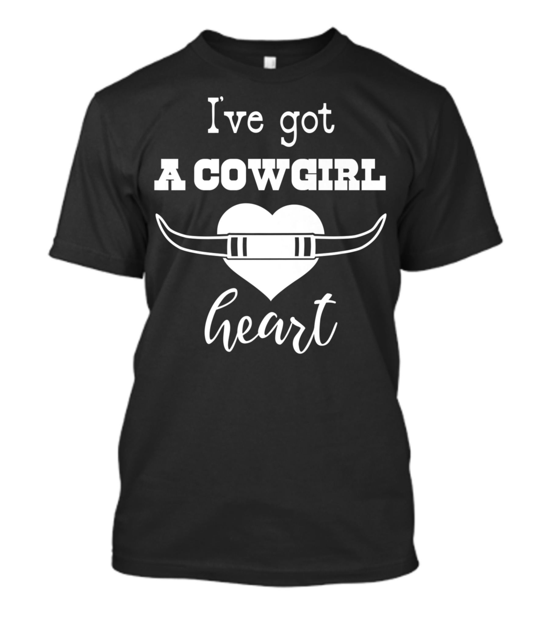 I've Got A Cowgirl Heart Country Boots Rodeo Western Horse T-Shirt