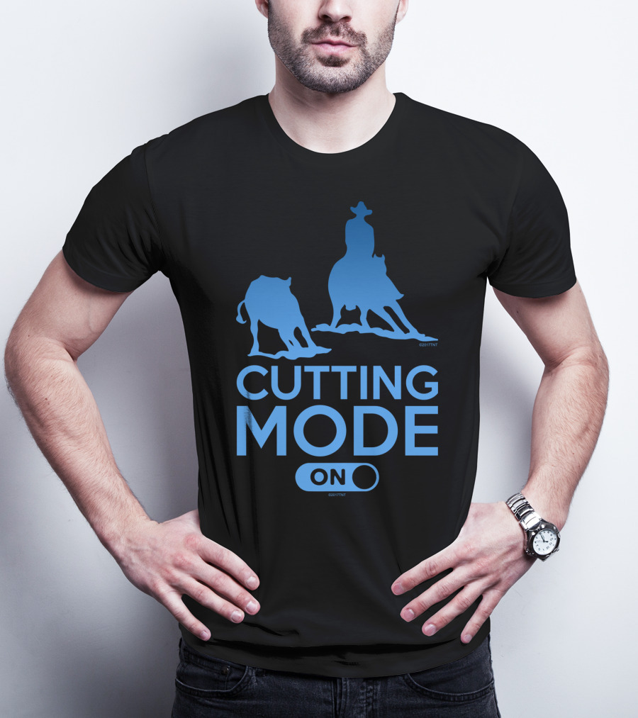 Cutting Mode On Cutting Horse Rider T-Shirt