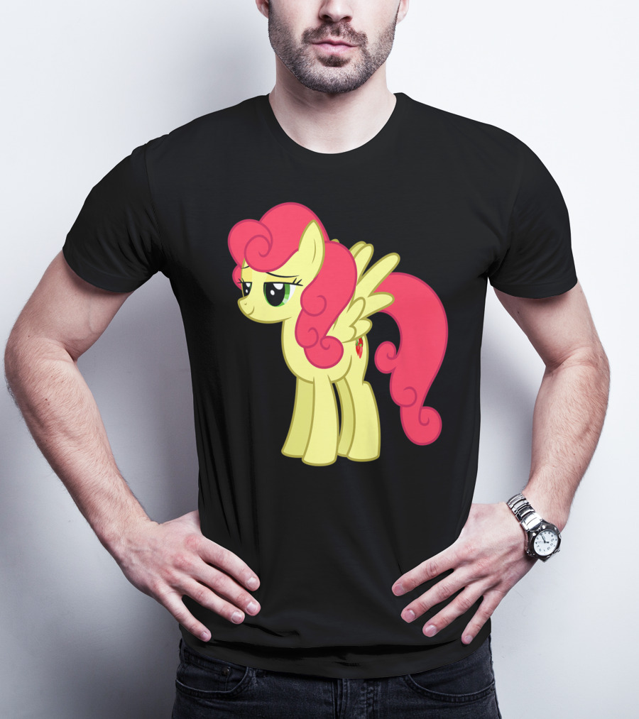 Daisy The Cut Horse Cartoon Style Character With Pink Mane And Wings T-Shirt