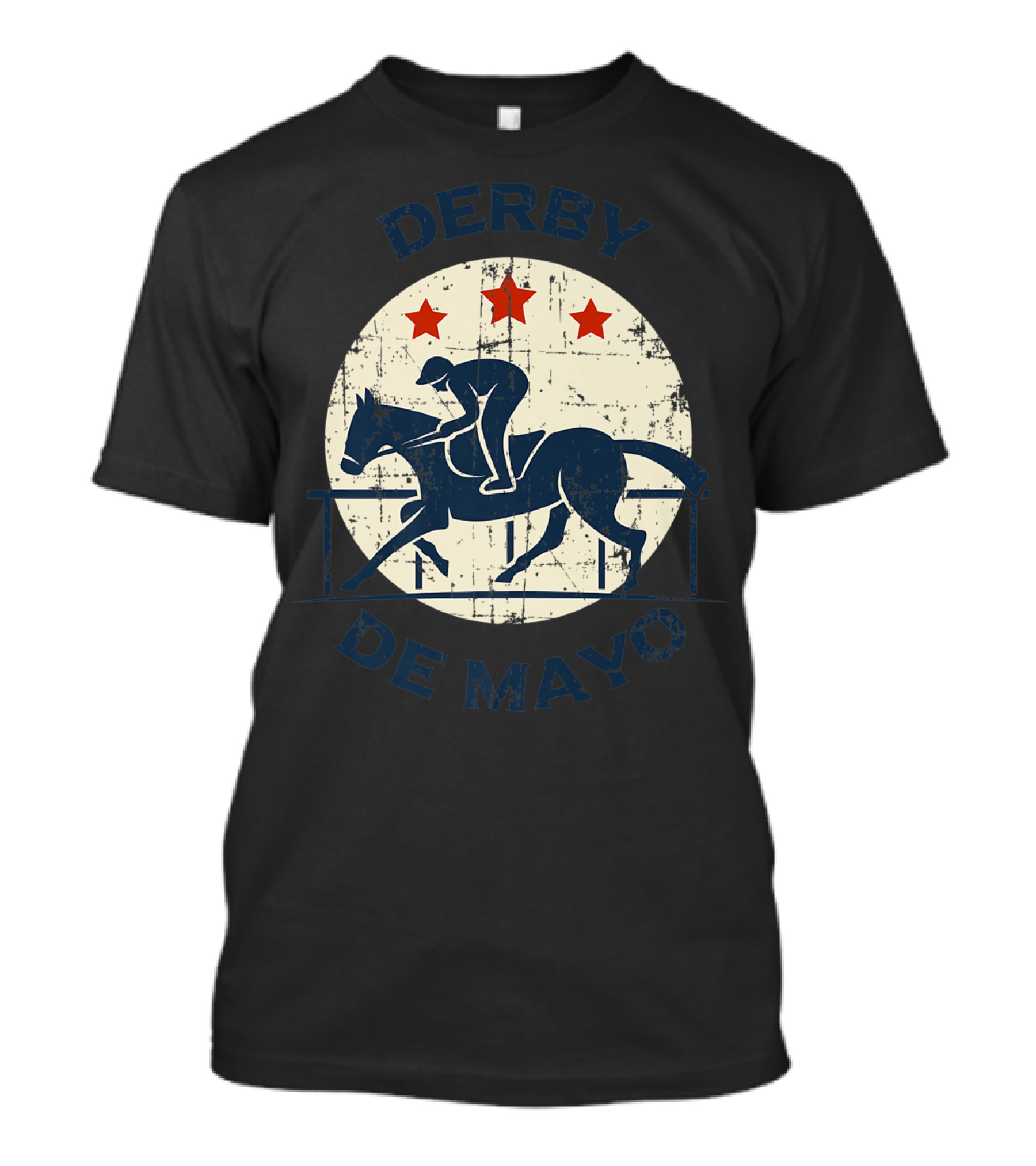 Derby De Mayo Horse Racing Tequila Drinking T-Shirt