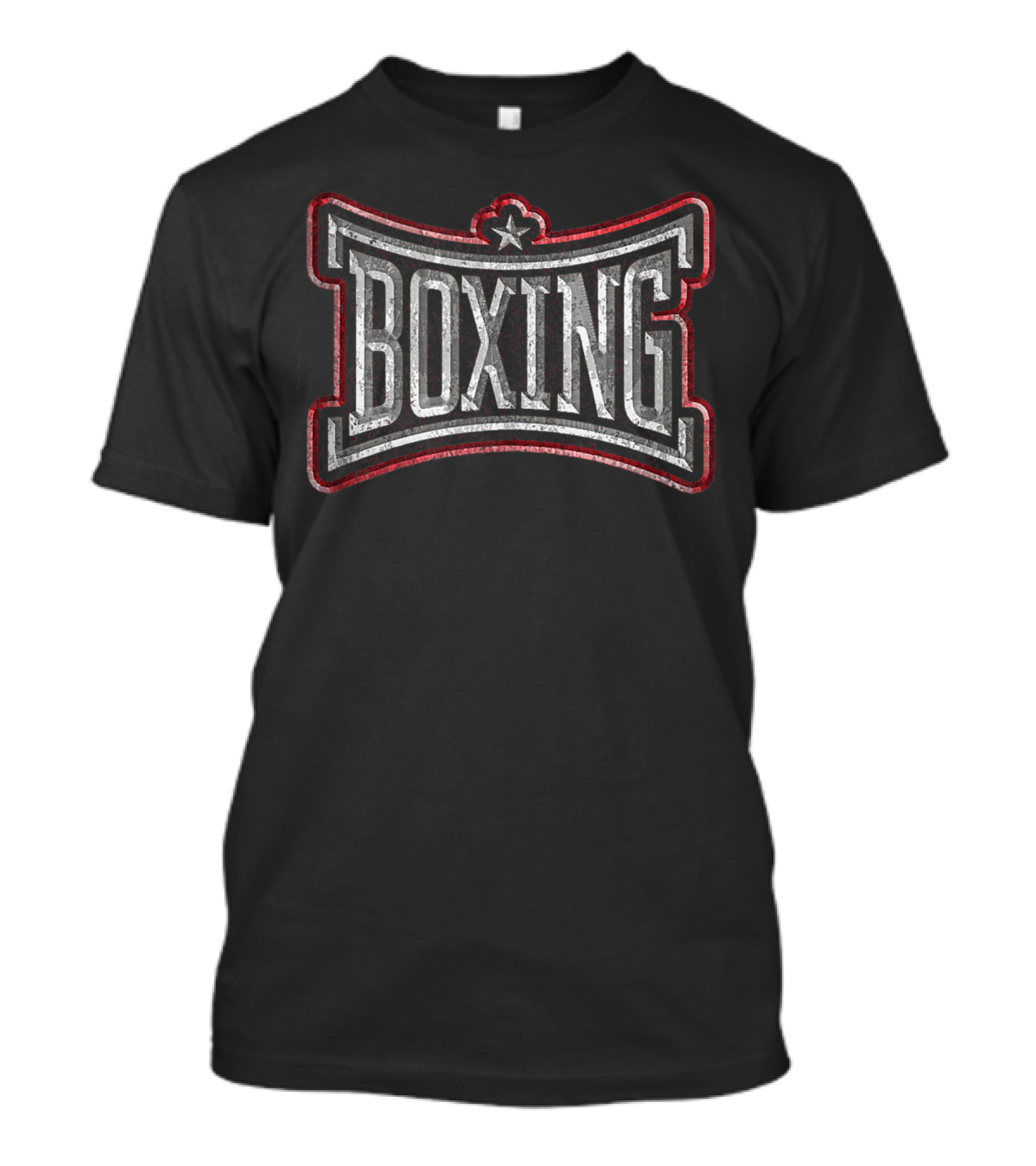 Boxing Vintage Retro Star Banner T-Shirt