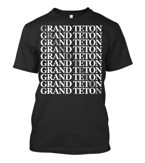 Grand Teton Classic Repeating Cross Pattern Grand Teton T-Shirt