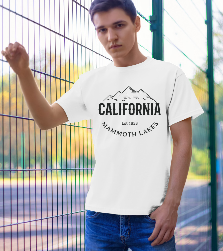 Mammoth Lakes California Est 1853 Sierra Nevada T-Shirt