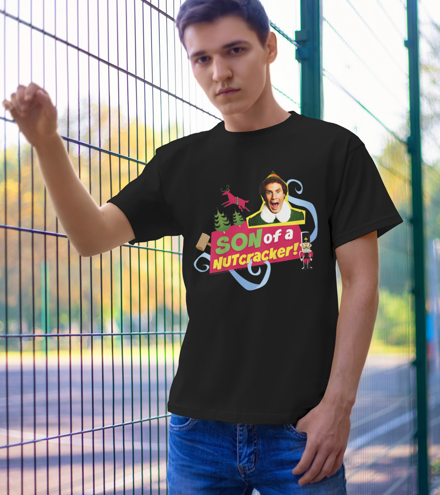 Son Of A Nutcracker Buddy Elf Iconic Quote Christmas T-Shirt