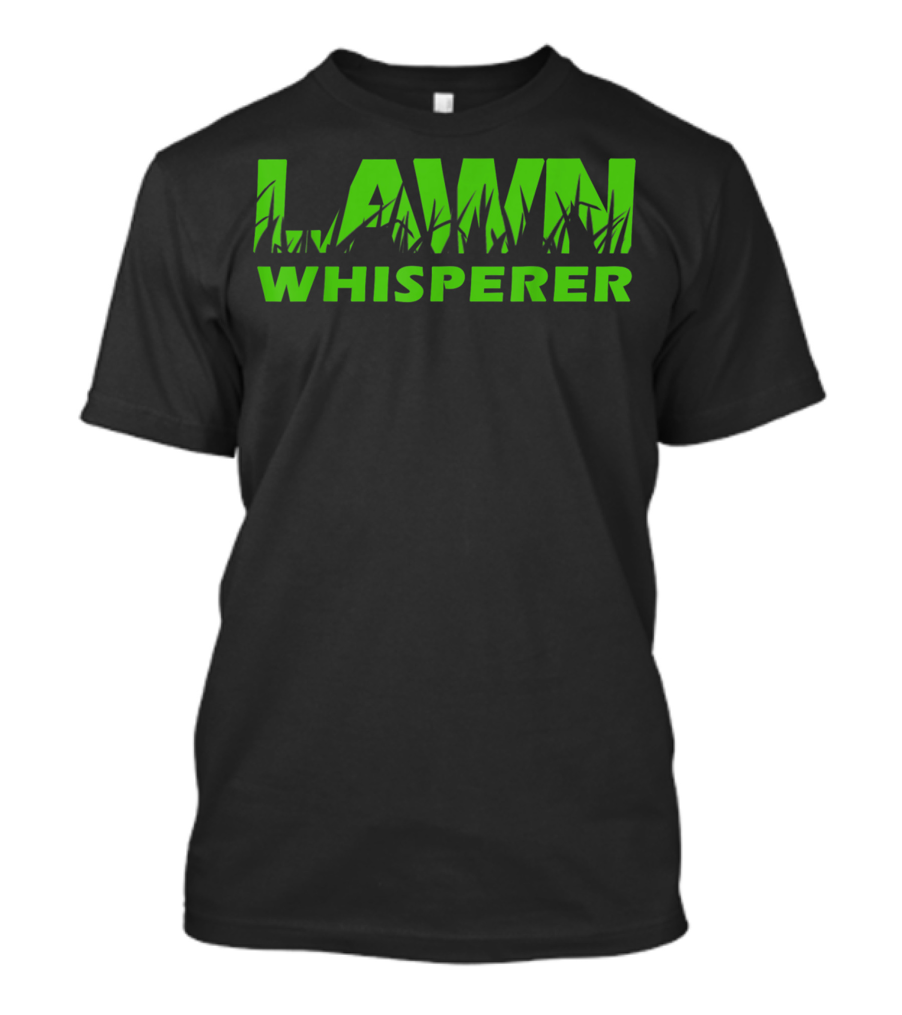 Lawn Whisperer Green Grass Landscaping Yard Work T-Shirt