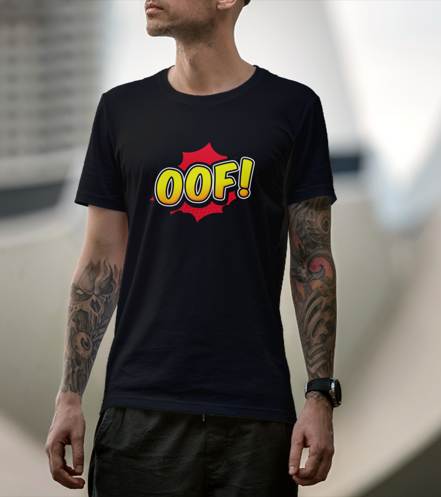 OOF Comic Book Style Burst T-Shirt