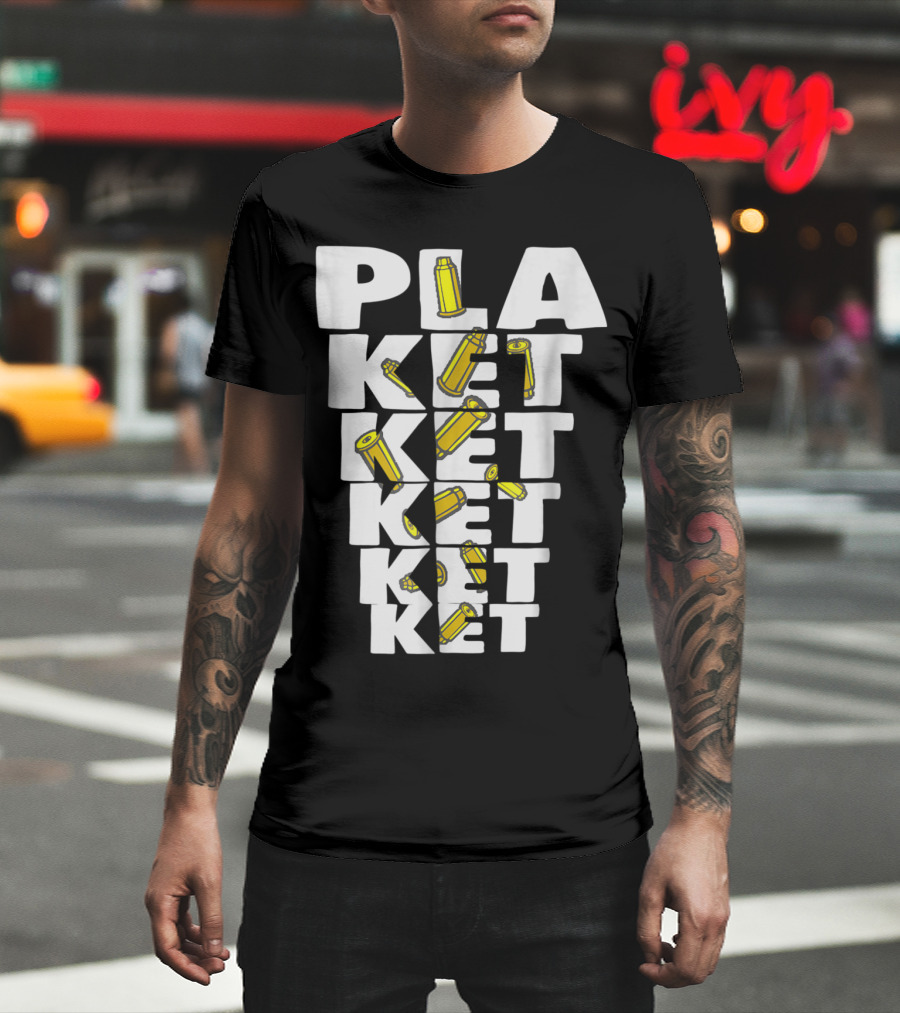 PLAKETKETKETKET Bullet Cartridge Accent Success T-Shirt