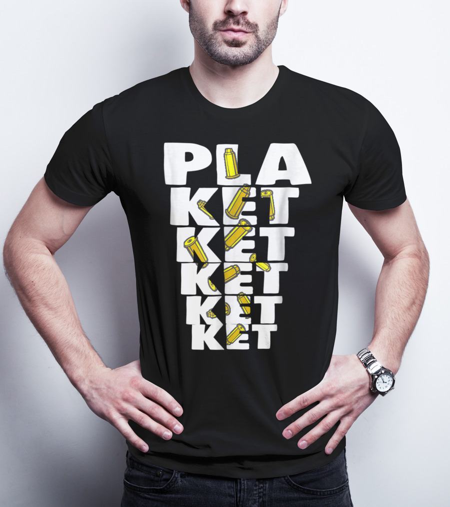 PLAKETKETKETKET Bullet Cartridge Accent Success T-Shirt