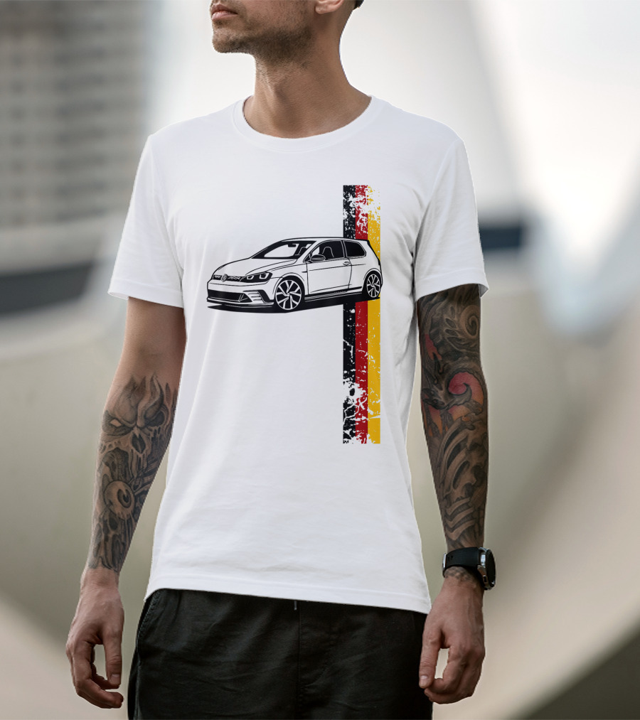 R Gt I German Car Germany Sport Racing Tuning Automotive Enthusiast T-Shirt