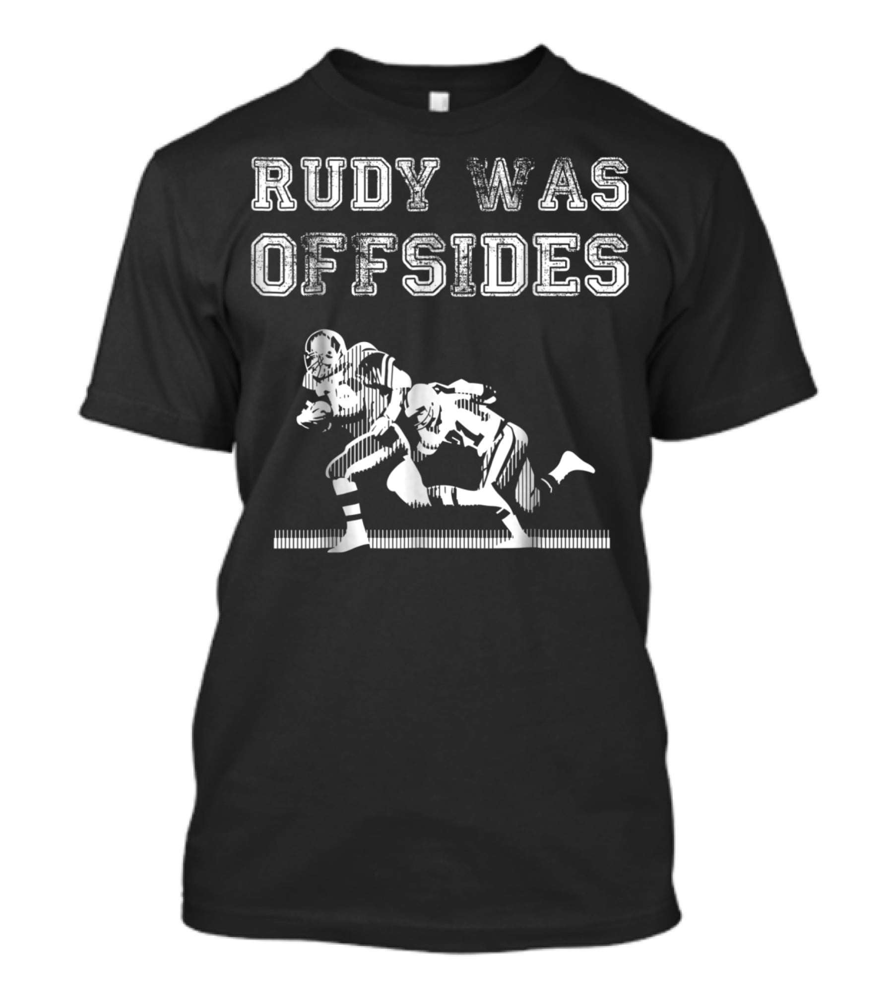 Rudy Was Offsides Football Play T-Shirt