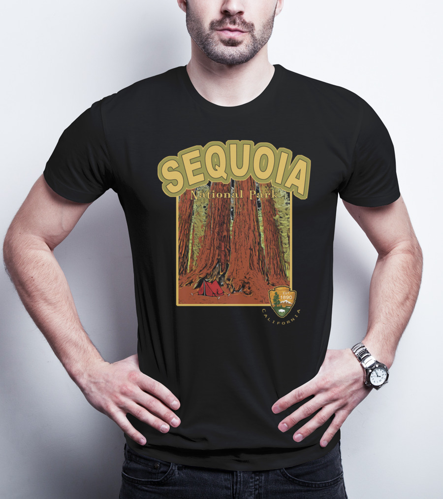 Sequoia National Park Giant Forest California Est 1890 T-Shirt