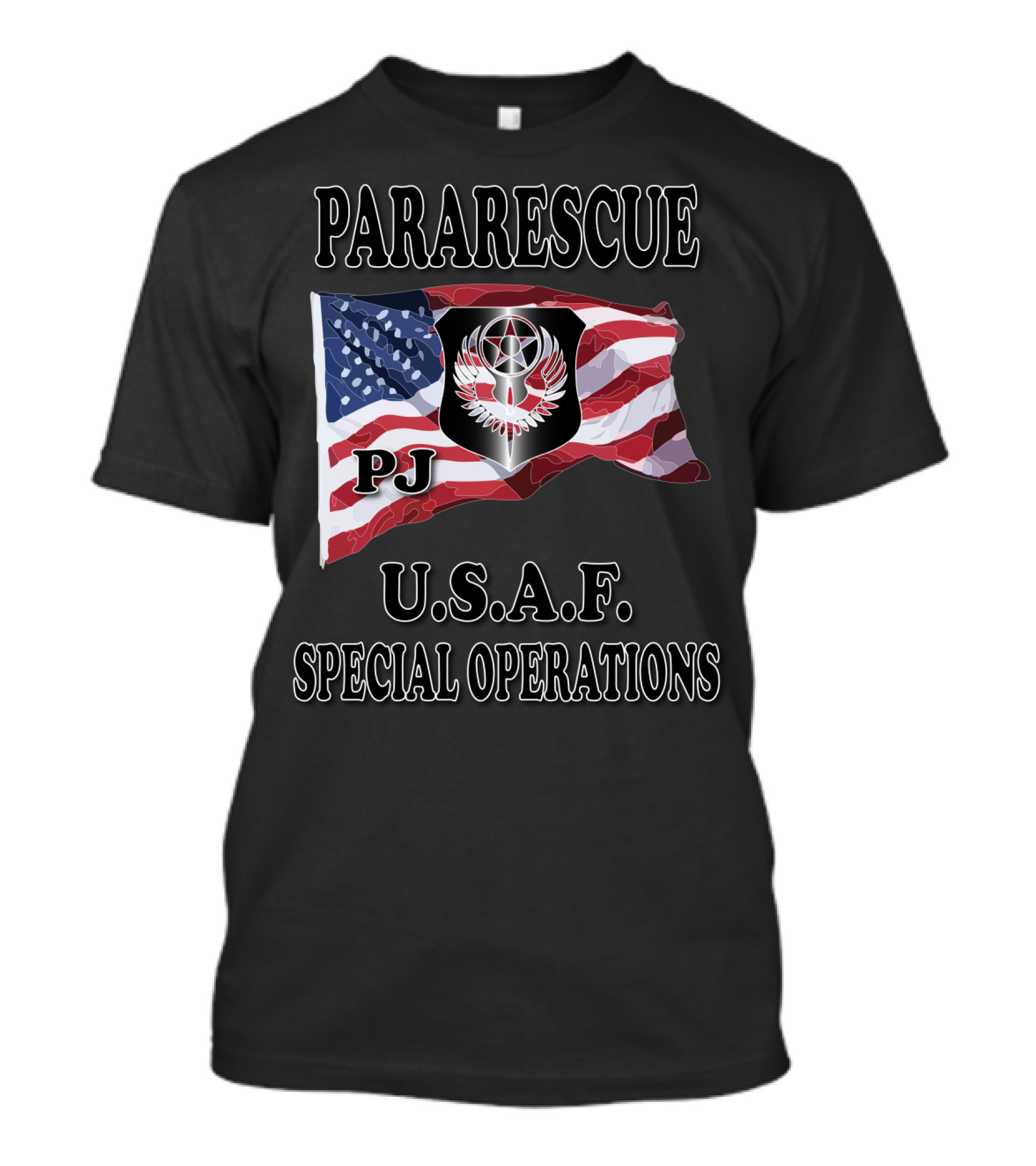PARARESCUE PJ USAF SPECIAL OPERATIONS T-Shirt