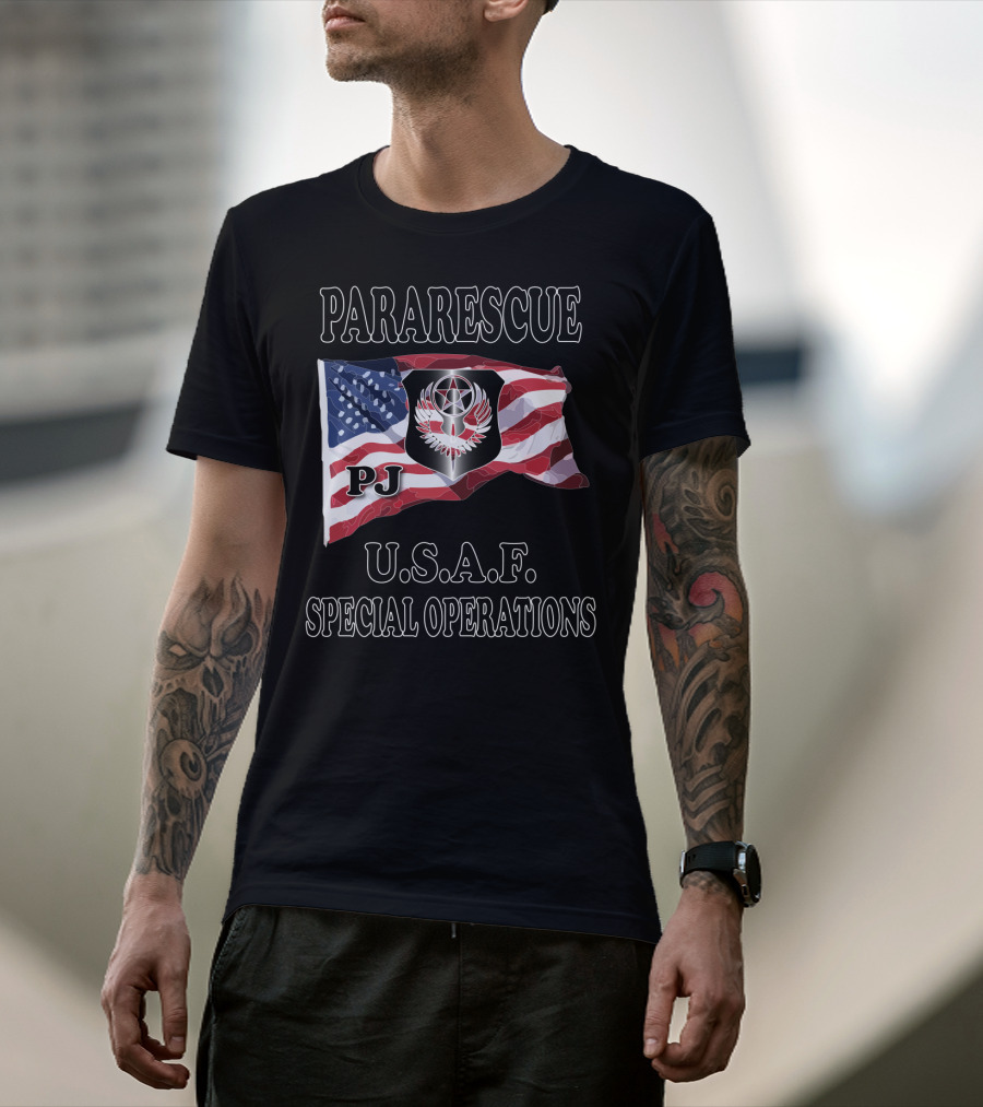 PARARESCUE PJ USAF SPECIAL OPERATIONS T-Shirt