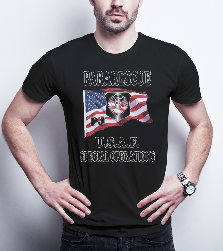 PARARESCUE PJ USAF SPECIAL OPERATIONS T-Shirt