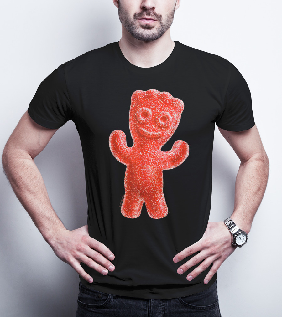 Sour Patch Kids Candy Red Gummy Smiling Figure T-Shirt