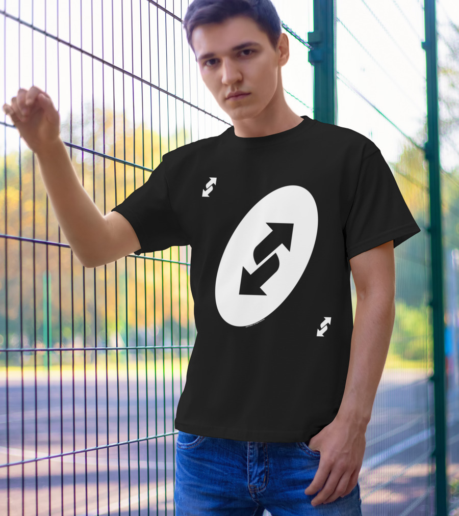 Uno Reverse Card Symbol T-Shirt